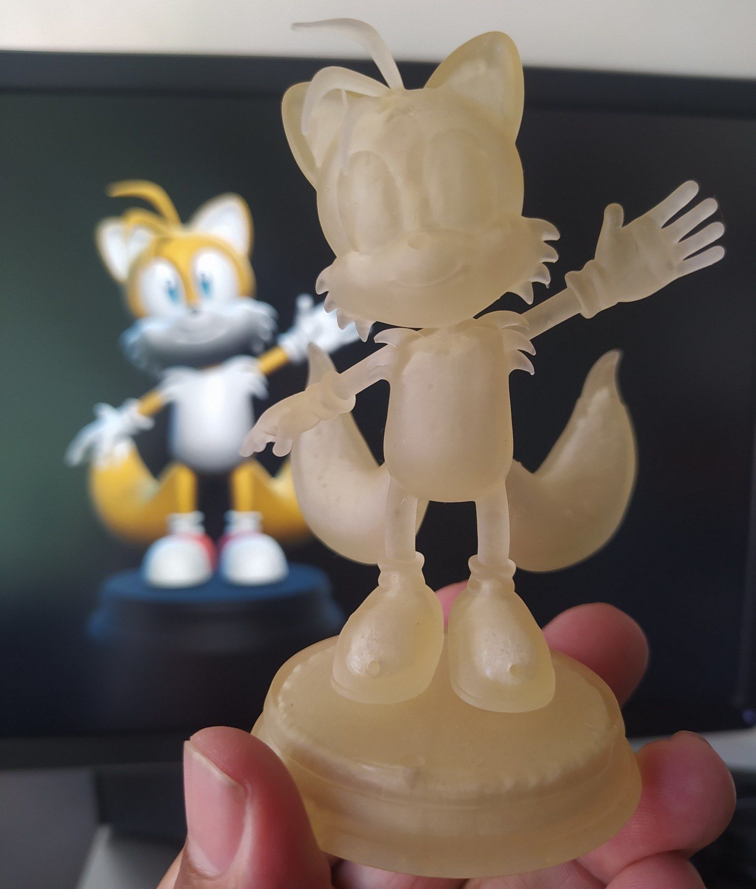 TAILS SONIC 3D model 3D printable | CGTrader