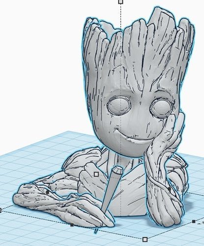 Famous Groot wit collaborative twist Smoker 3D model | CGTrader