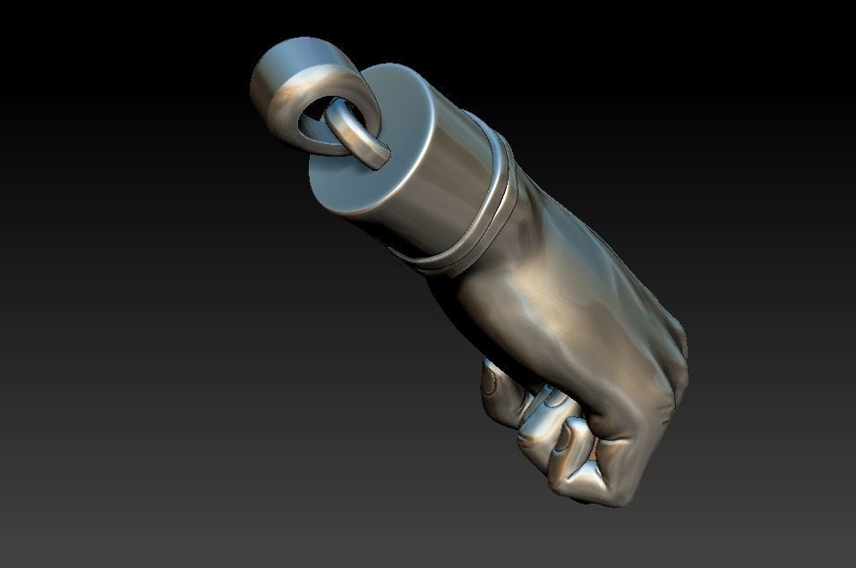 Fig Hand Sign - Figa 3D model 3D printable | CGTrader