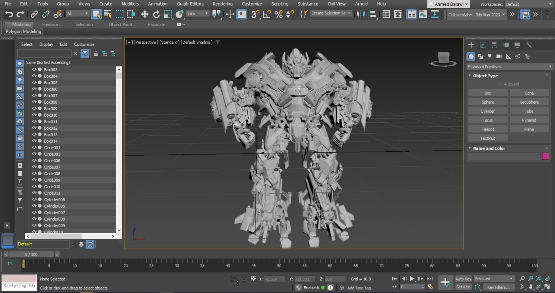 Transformer Ironhide High Quality 3Ds Model 3D model | CGTrader