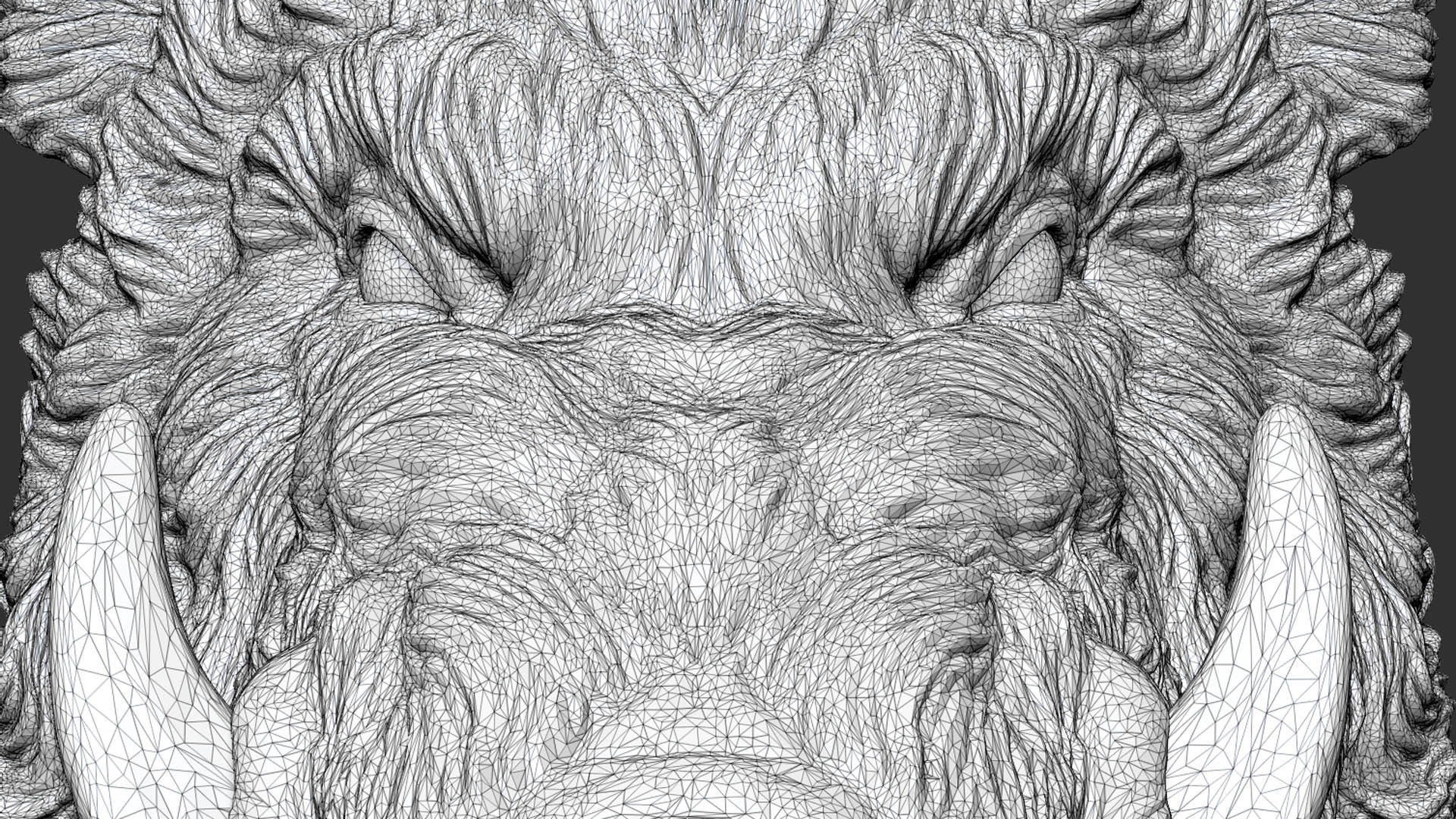 Wild boar hog 3D model 3D printable | CGTrader