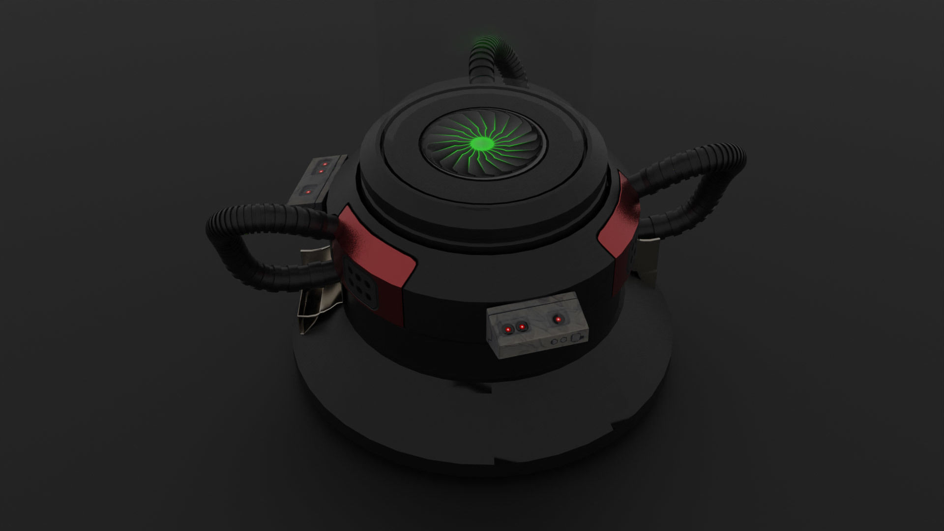 Sci fi Capsule 3D model | CGTrader