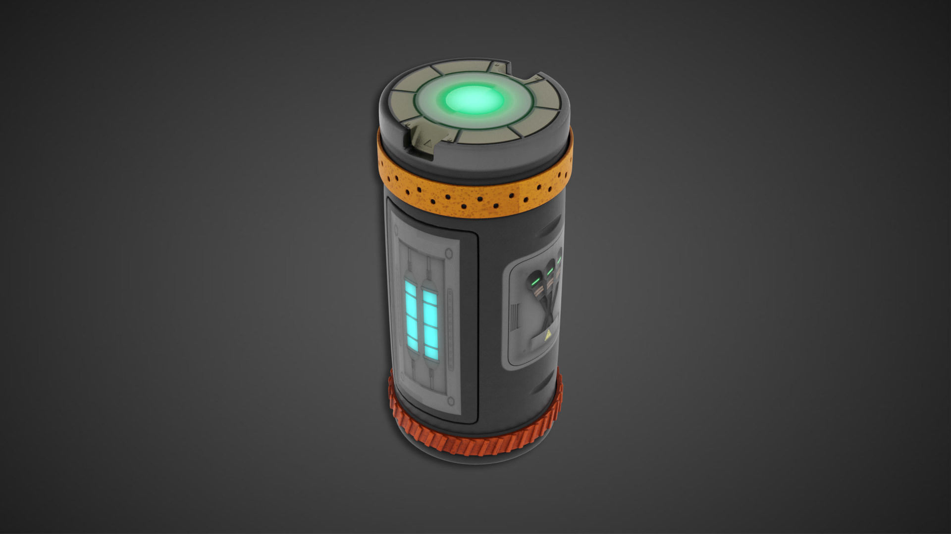 Sci fI Grenade 3D model | CGTrader