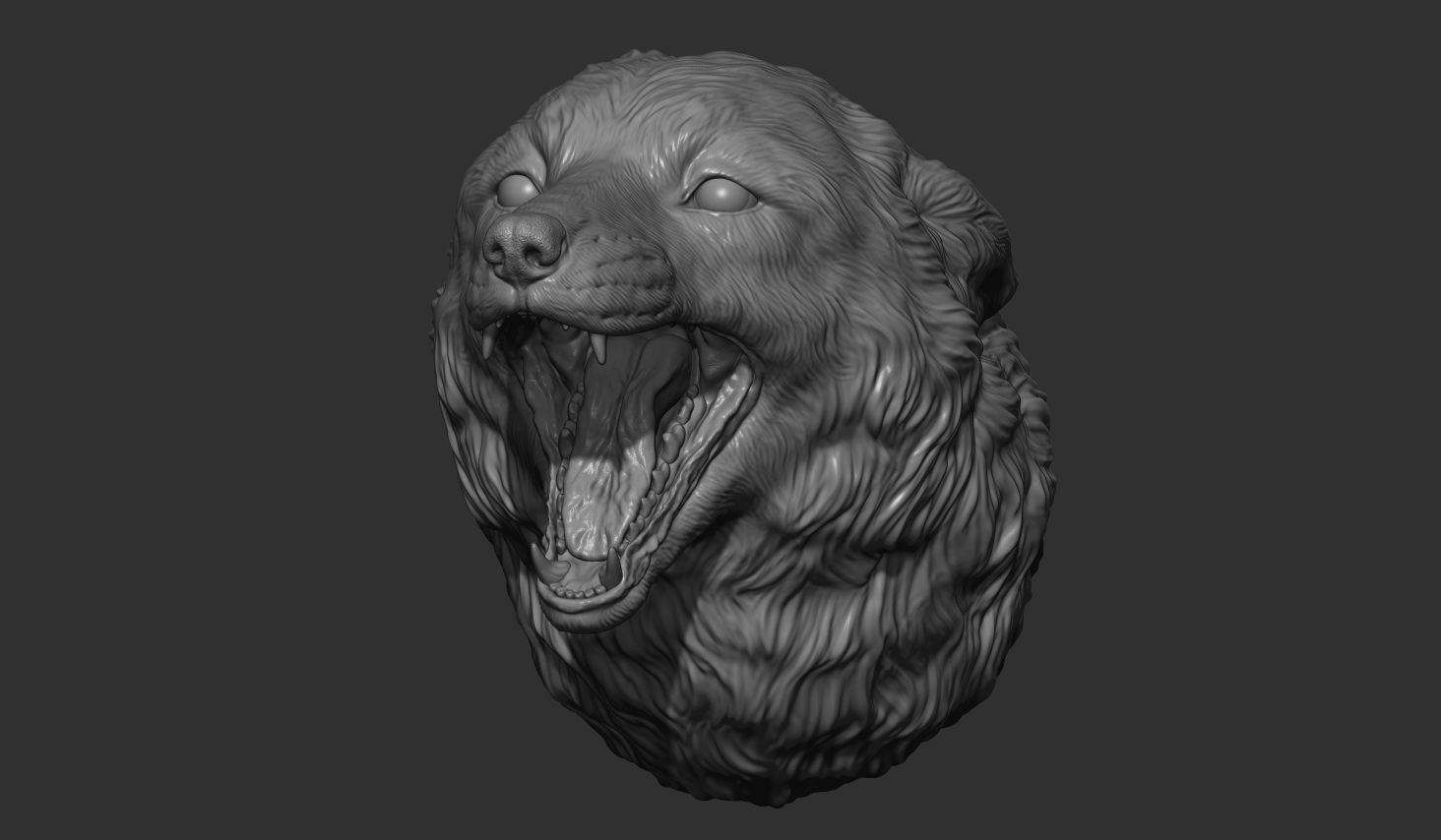 Fox grin head 3D model 3D printable | CGTrader