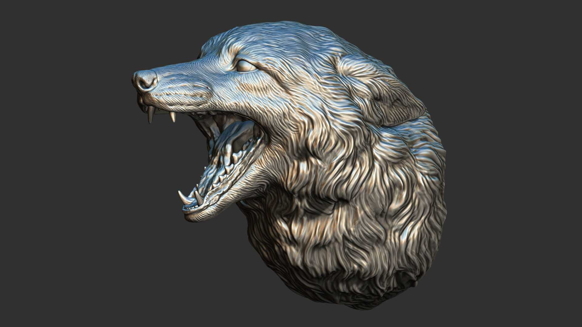 Fox grin head 3D model 3D printable | CGTrader