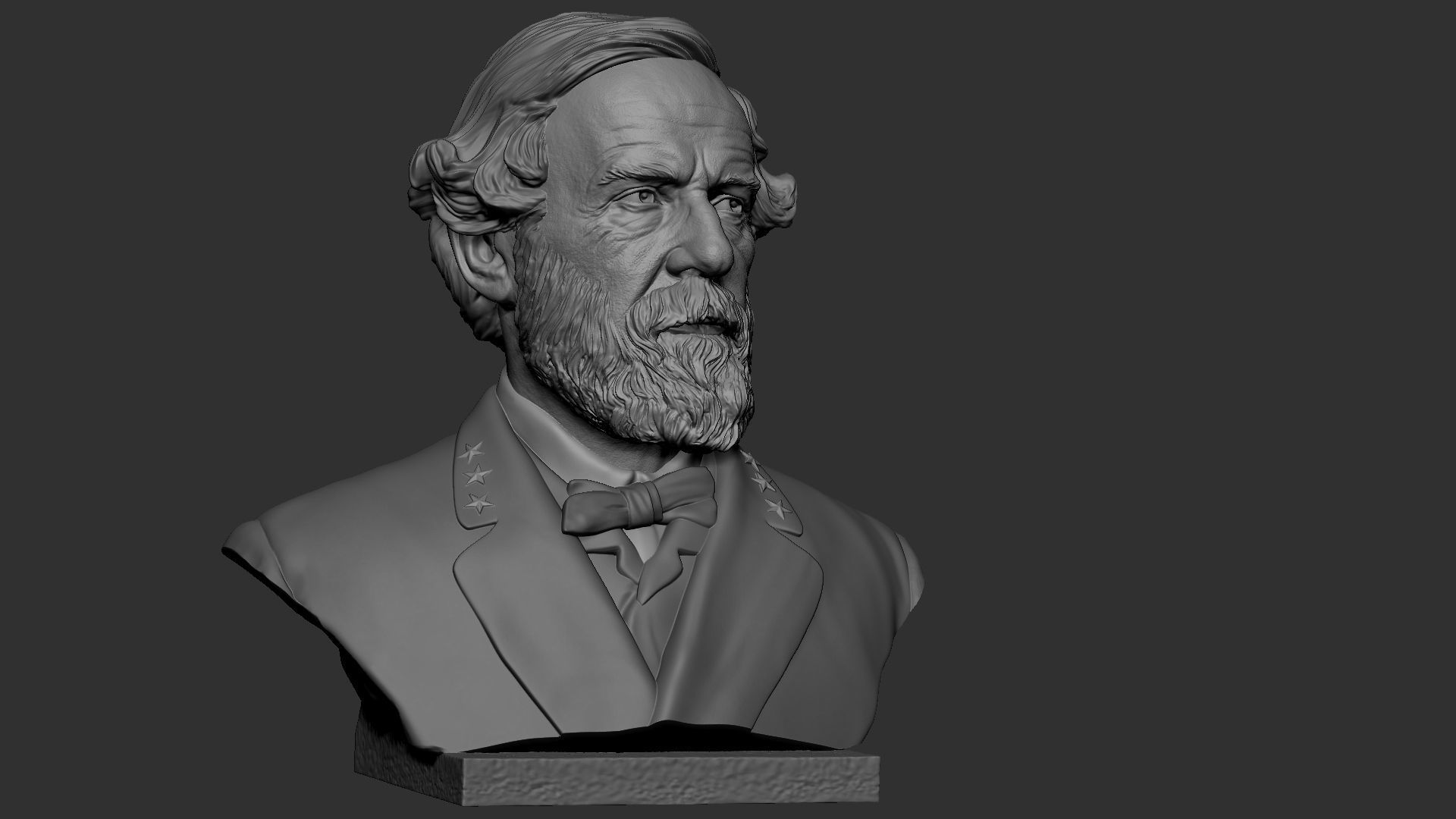 Robert Edward Lee 3D model 3D printable | CGTrader