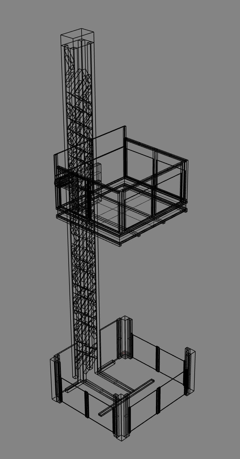 Industrial Lift free 3D model | CGTrader