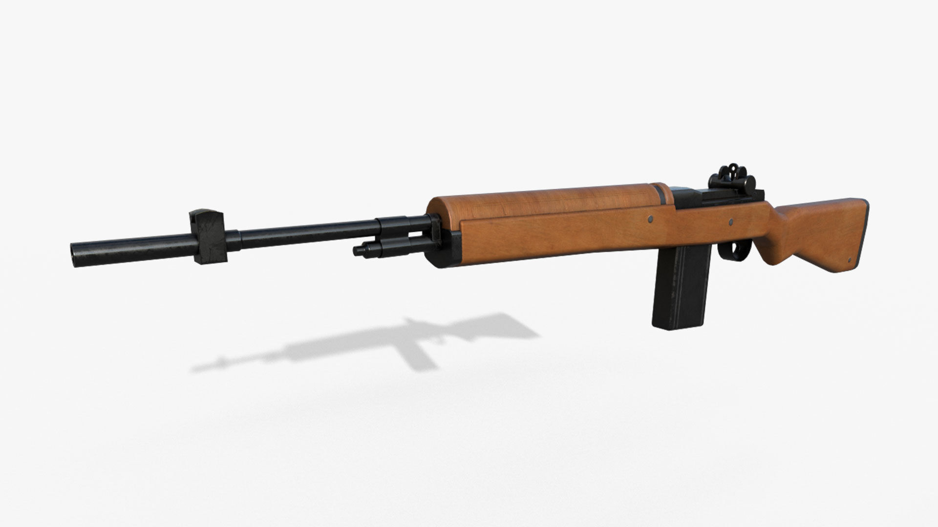 3D model M14 Assault Rifle VR / AR / low-poly | CGTrader