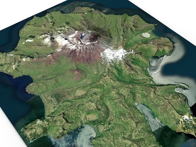 Akutan Island Alaska USA 3D model | CGTrader