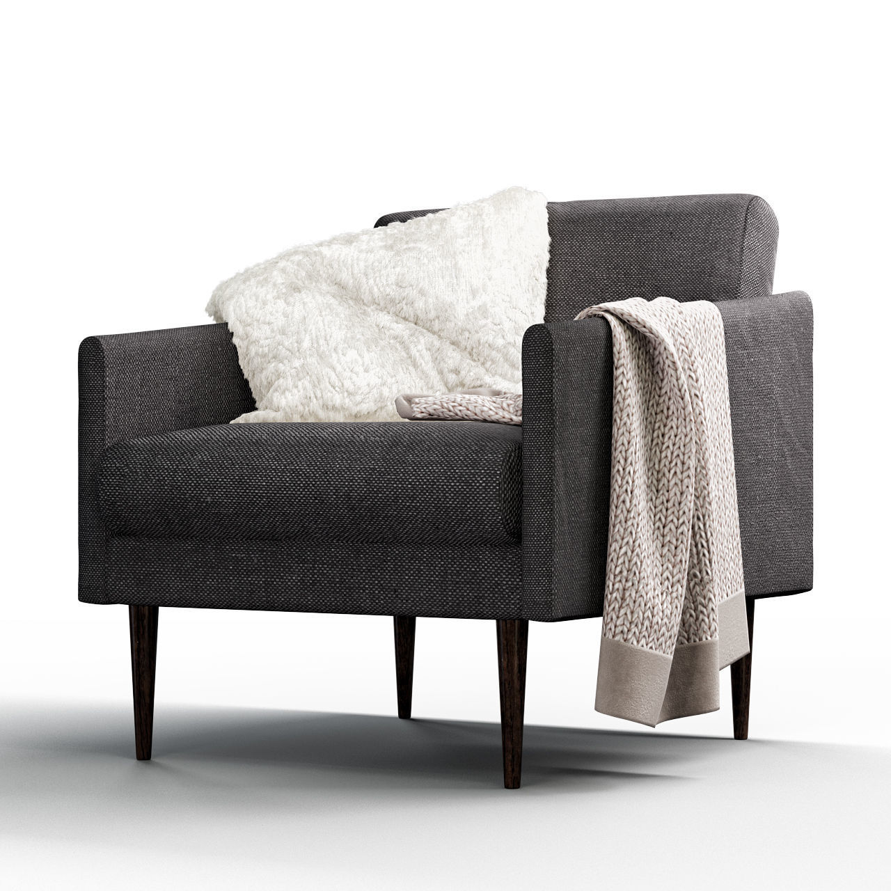 Anton Armchair 3D model | CGTrader