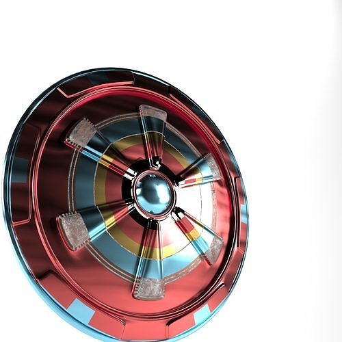 High poly Shiled shield 3D model | CGTrader
