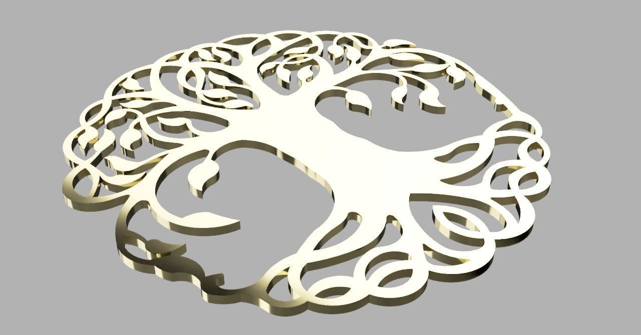 tree coaster or wall decoration 3D model | CGTrader