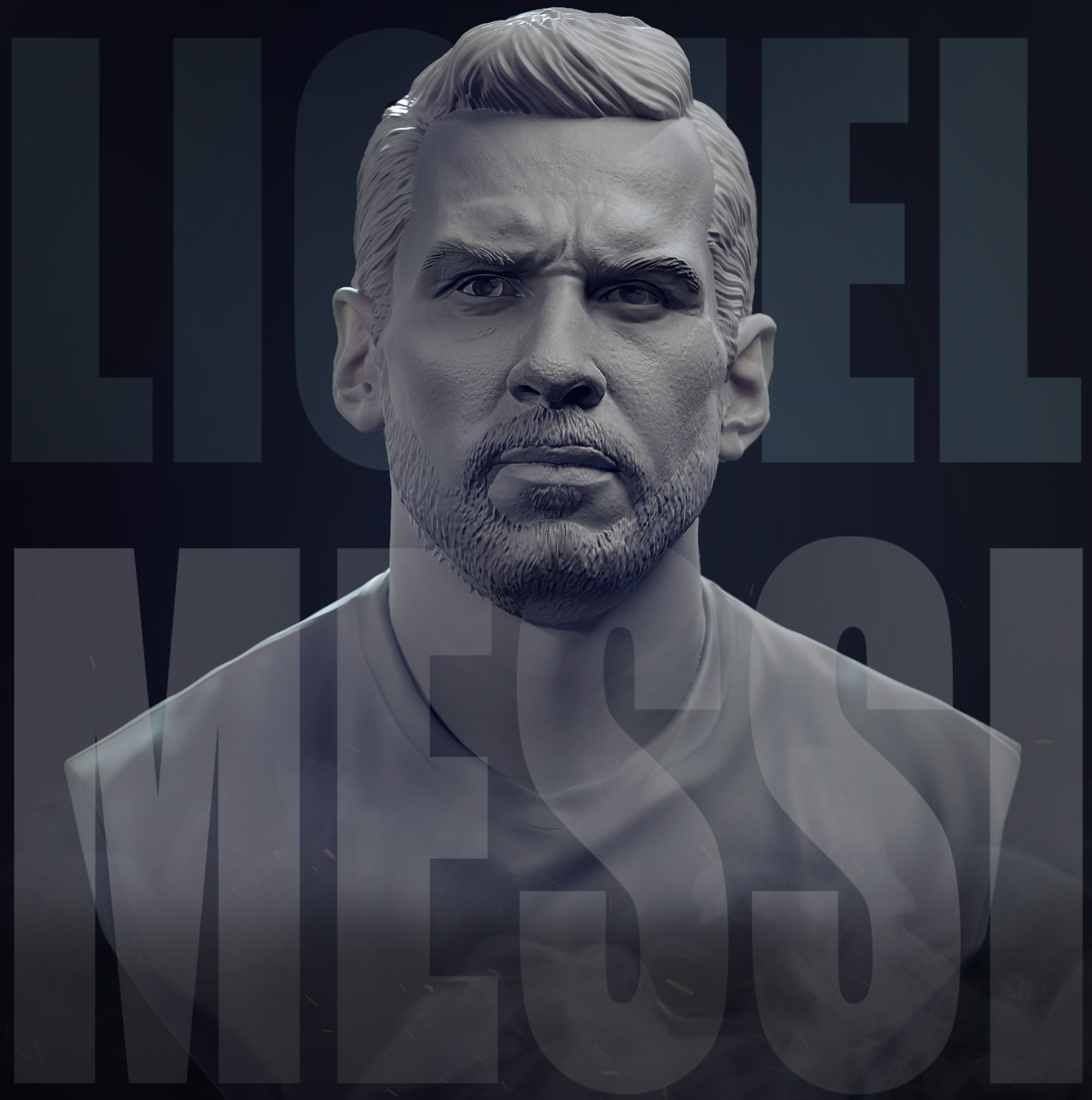Lionel Messi 3D model 3D printable | CGTrader