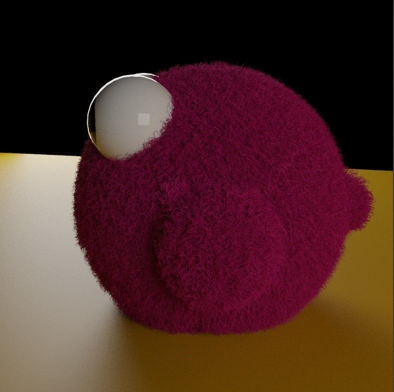 Purple plushie free 3D model | CGTrader