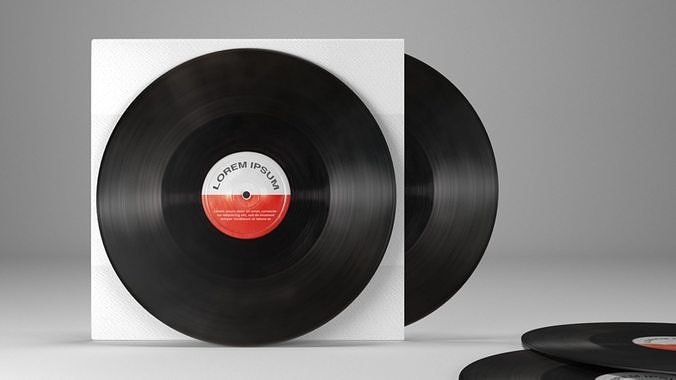 Vinyl Record Disc 3D model | CGTrader