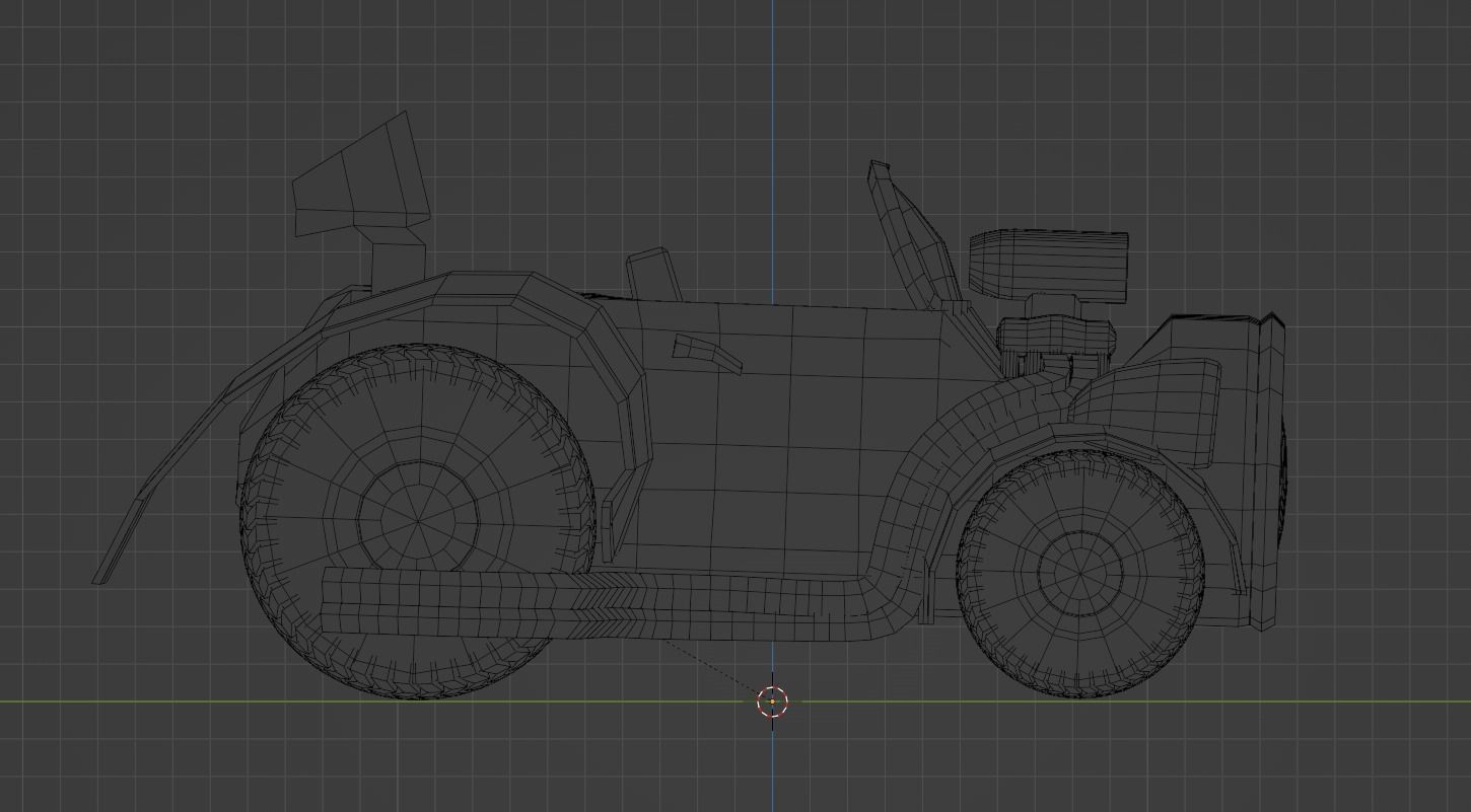 3D model Vintage Cartoonish Low Poly Race Car VR / AR / low-poly | CGTrader