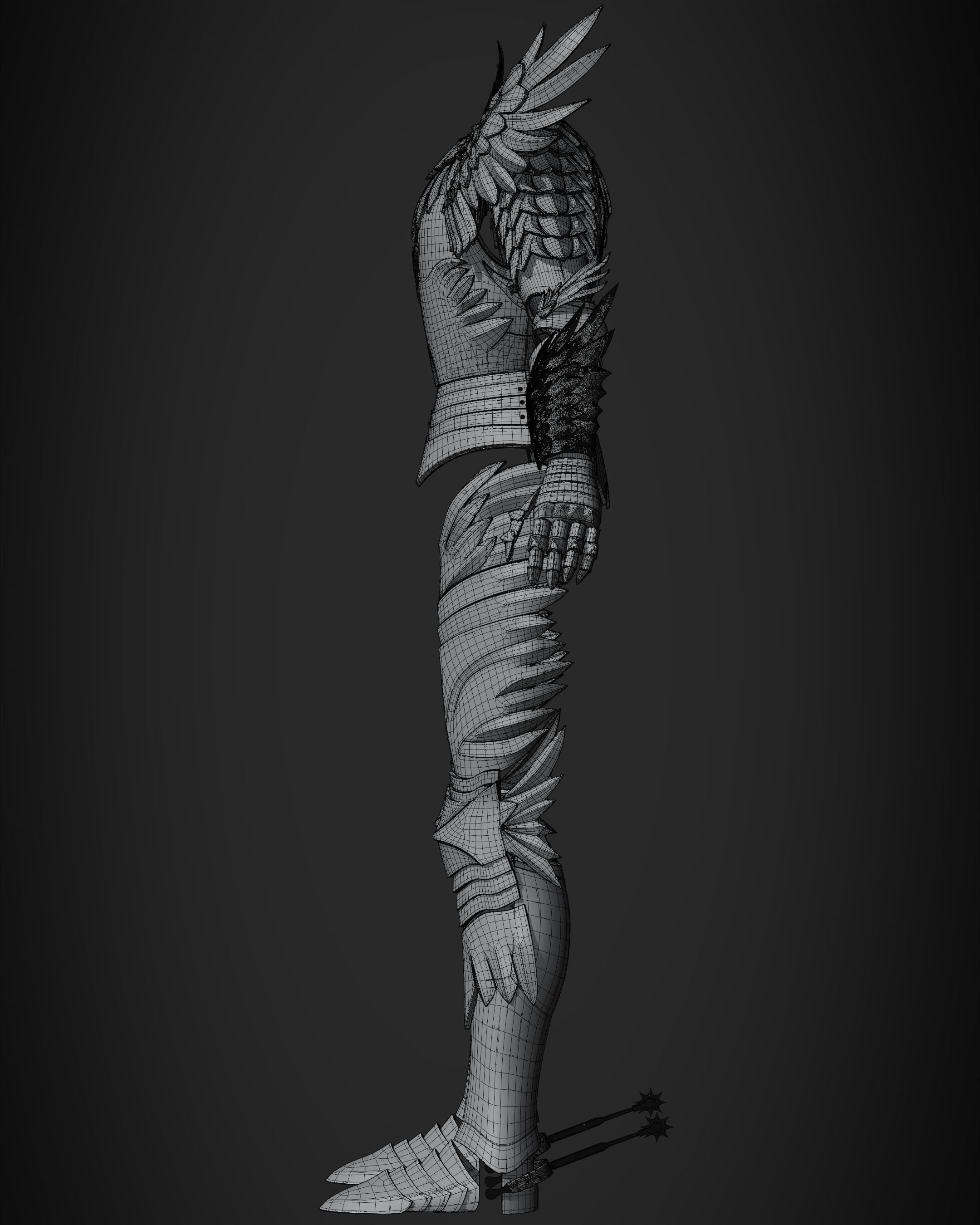 Berserk Griffith Armor for Cosplay 3D model 3D printable | CGTrader