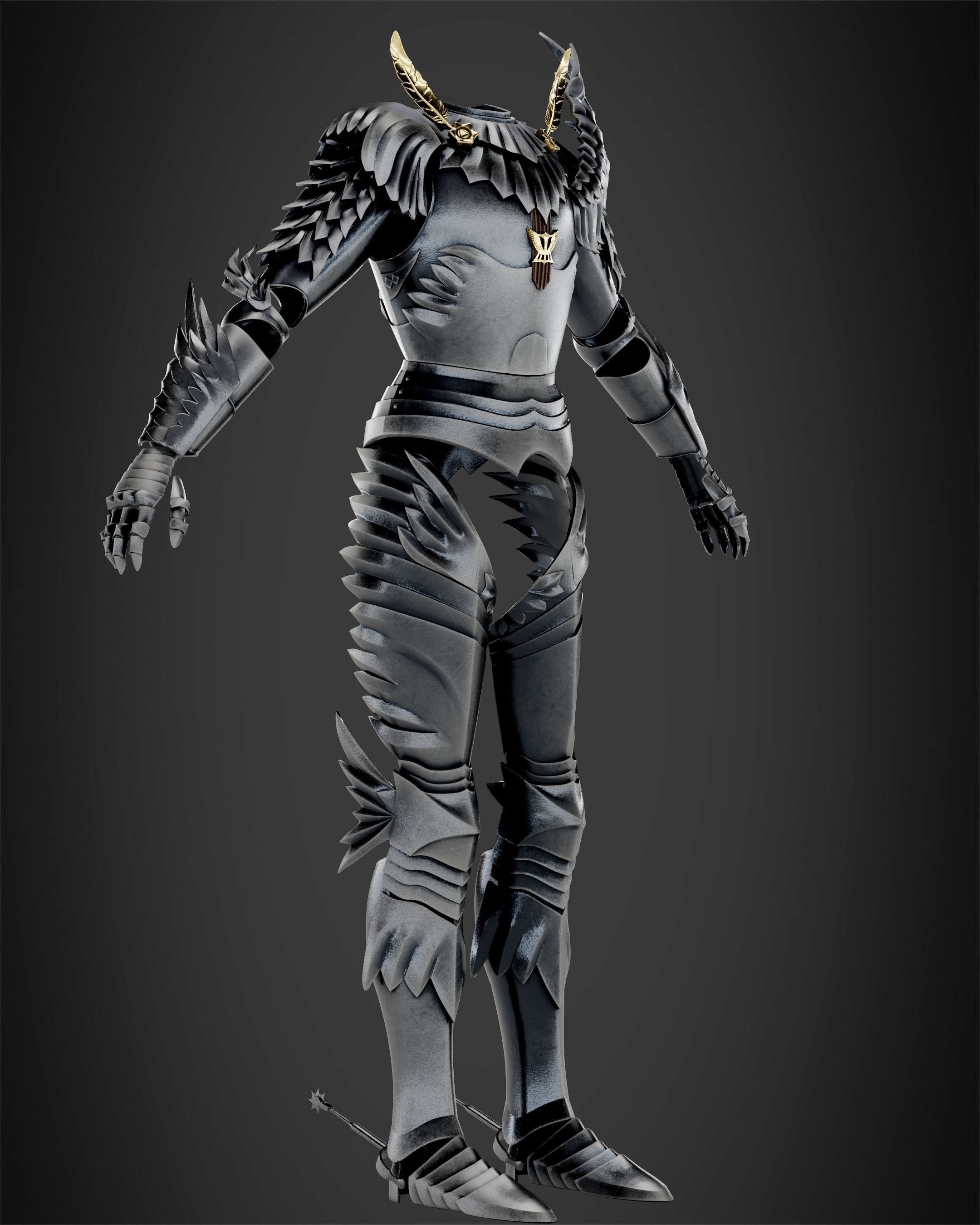 Berserk Griffith Armor for Cosplay 3D model 3D printable | CGTrader