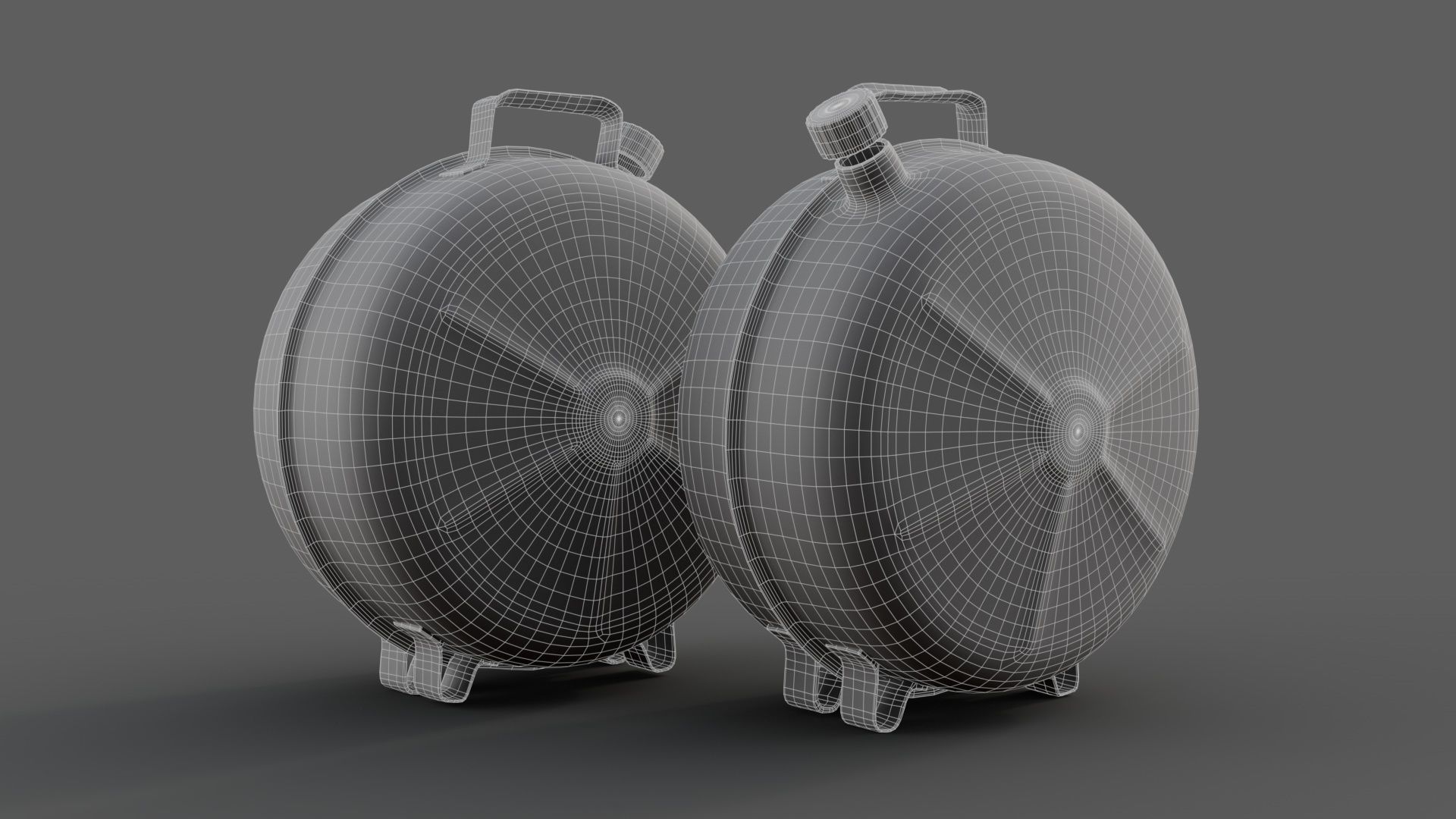 Canister realistic 3D model | CGTrader
