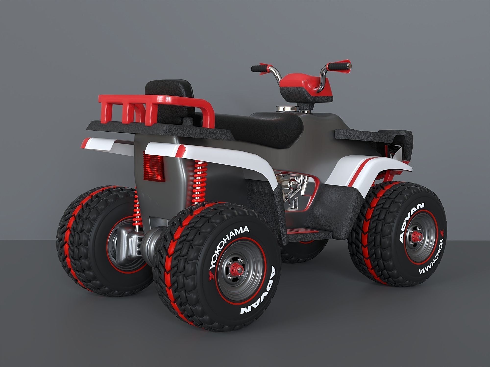 Childrens sports plastic ATV 3D model | CGTrader