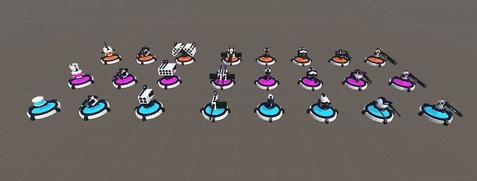 Tower defense pack 3D model | CGTrader