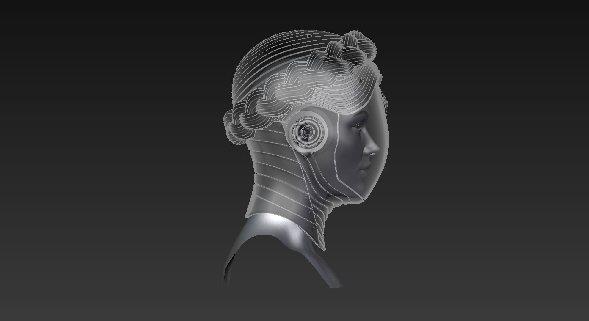 Atomic Heart Robotic Twins Mask 3D model 3D printable | CGTrader