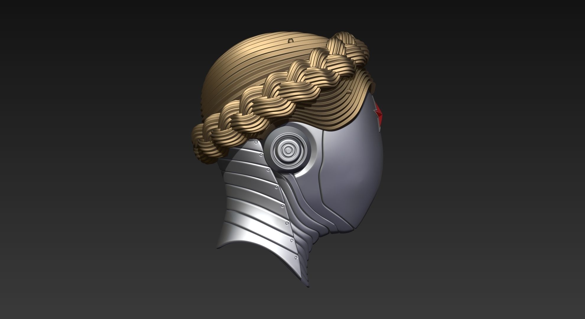 Atomic Heart Robotic Twins Mask 3D model 3D printable | CGTrader