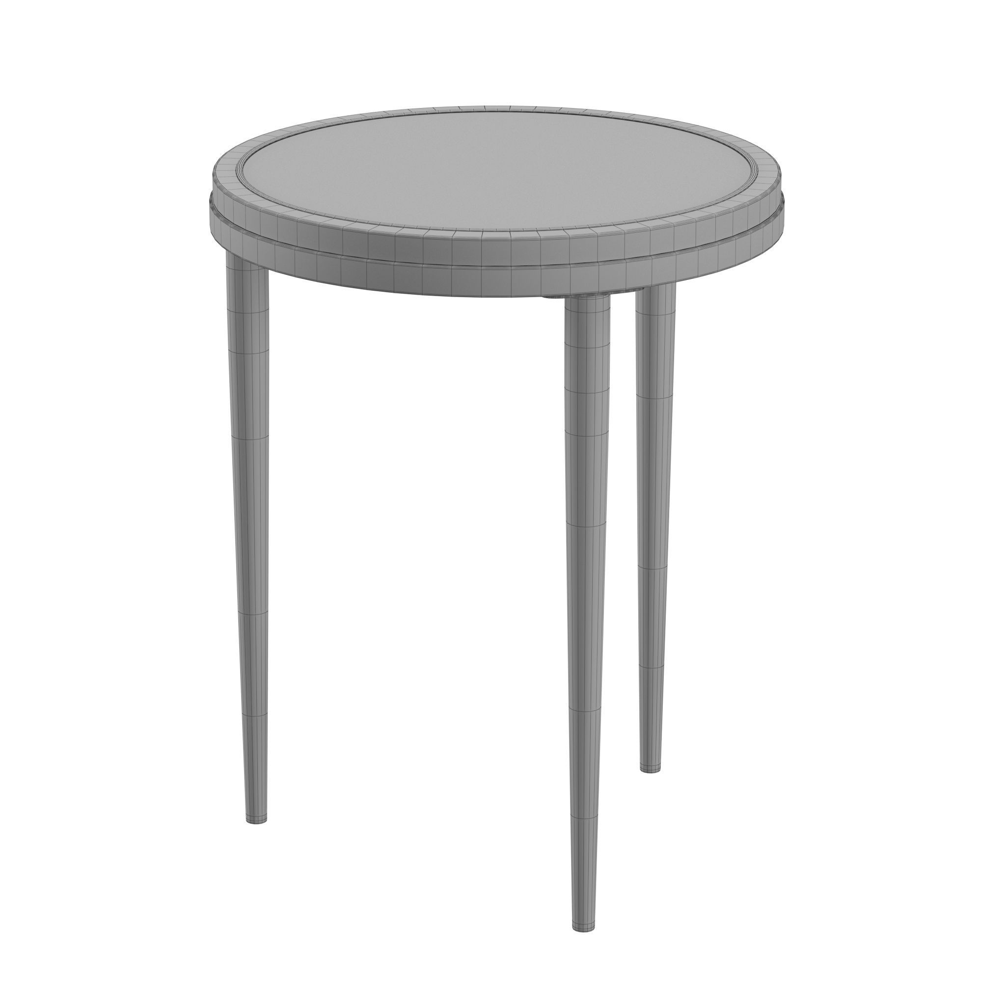 Hako Table Tall Burned Black 3D model | CGTrader