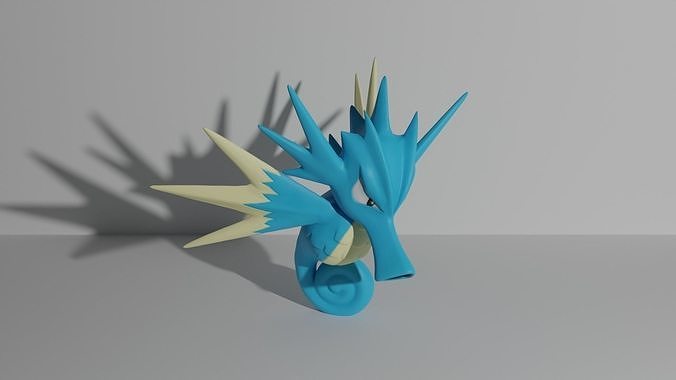 Seadra pokemon 3D print model 3D model 3D printable | CGTrader