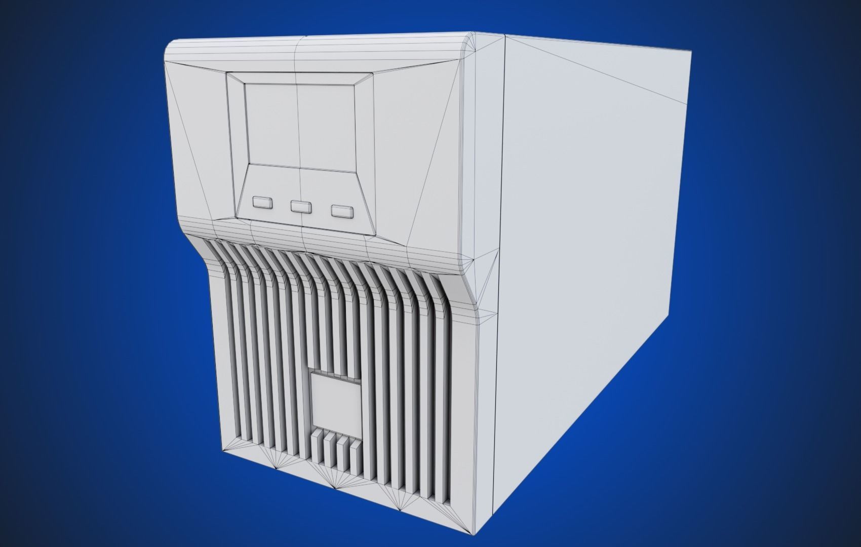 3D model Uninterruptible Power Supply - UPS Vertiv VR / AR / low-poly ...