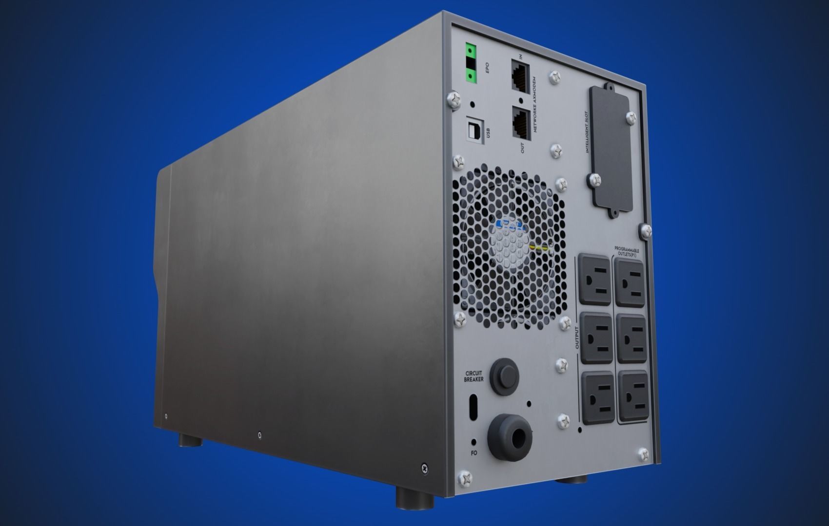 3D model Uninterruptible Power Supply - UPS Vertiv VR / AR / low-poly ...