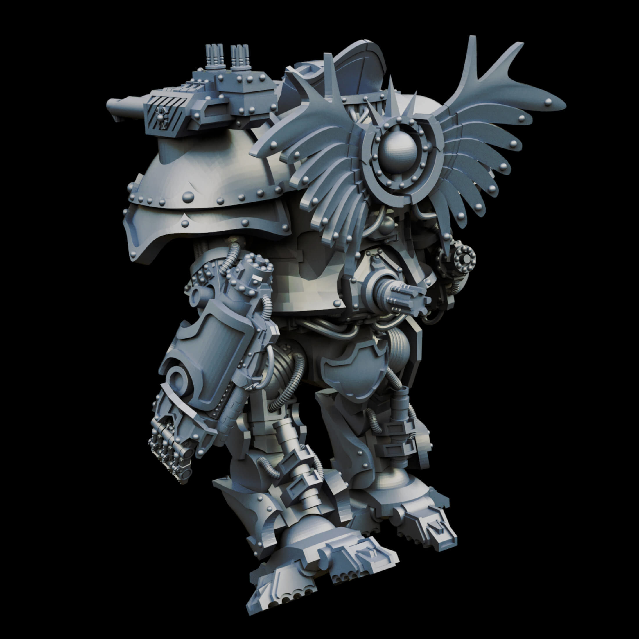War machine battle automaton Sci Fi Wargames Proxy 3D model 3D ...