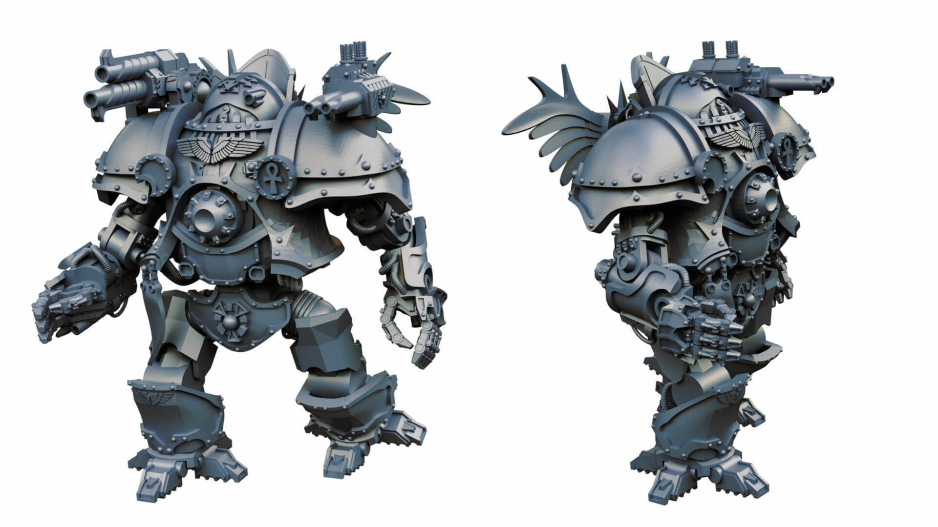 War machine battle automaton Sci Fi Wargames Proxy 3D model 3D ...