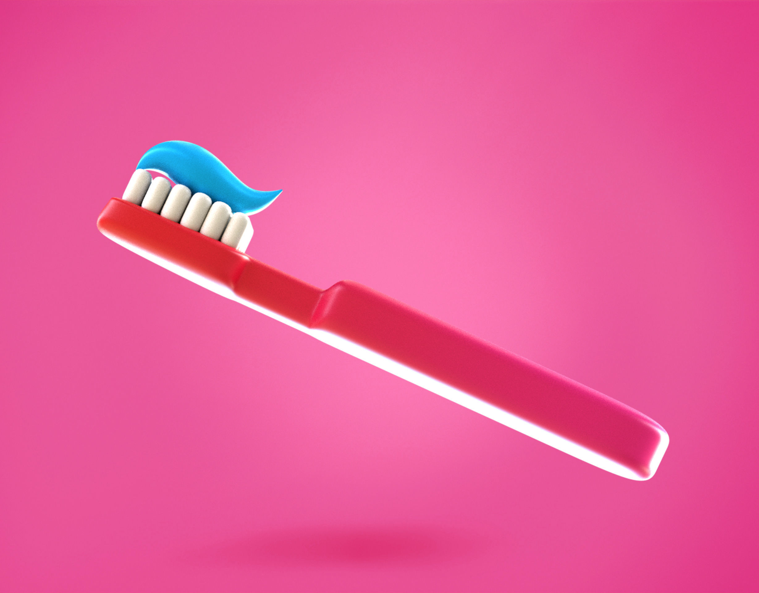 3D model Toothbrush Emoji new Animated VR / AR / low-poly | CGTrader