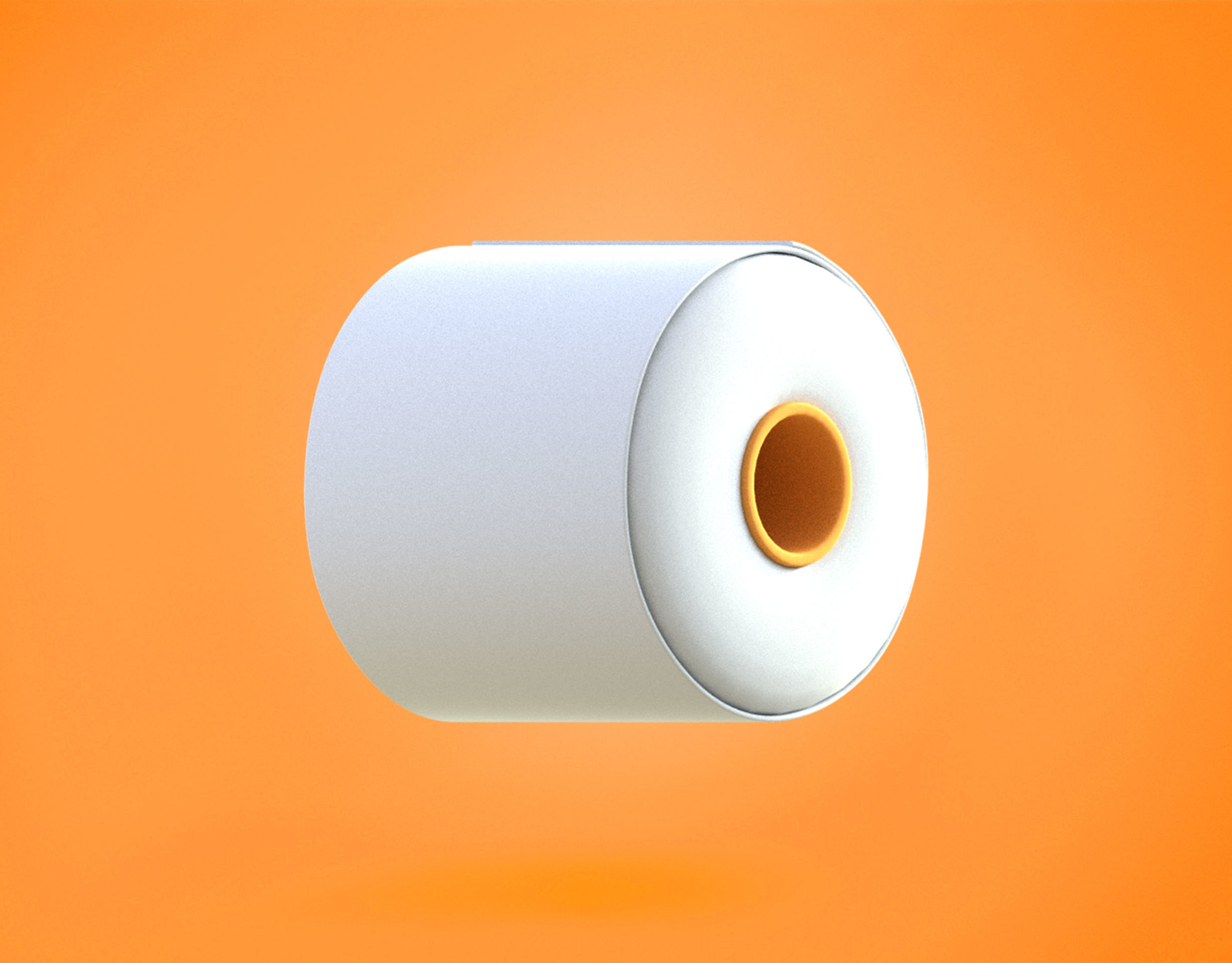3D model Toilet Paper Roll Emoji new Animated VR / AR / low-poly | CGTrader