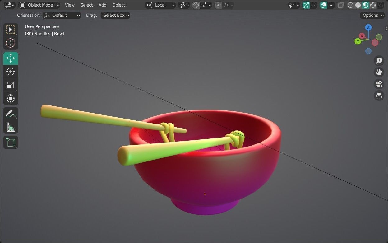 3D model Noodles Emoji new Animated VR / AR / low-poly | CGTrader