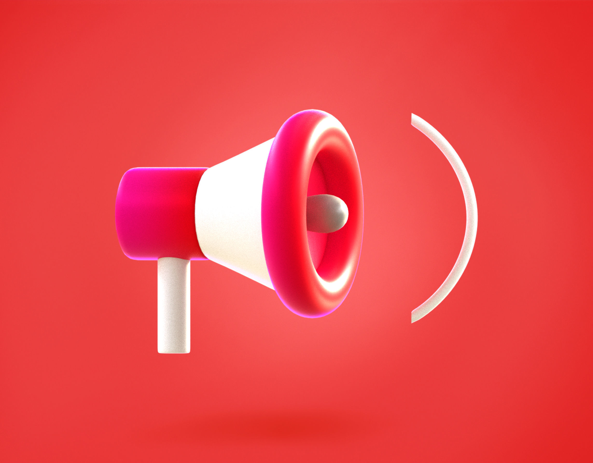 3D model Megaphone Emoji new Animated VR / AR / low-poly | CGTrader