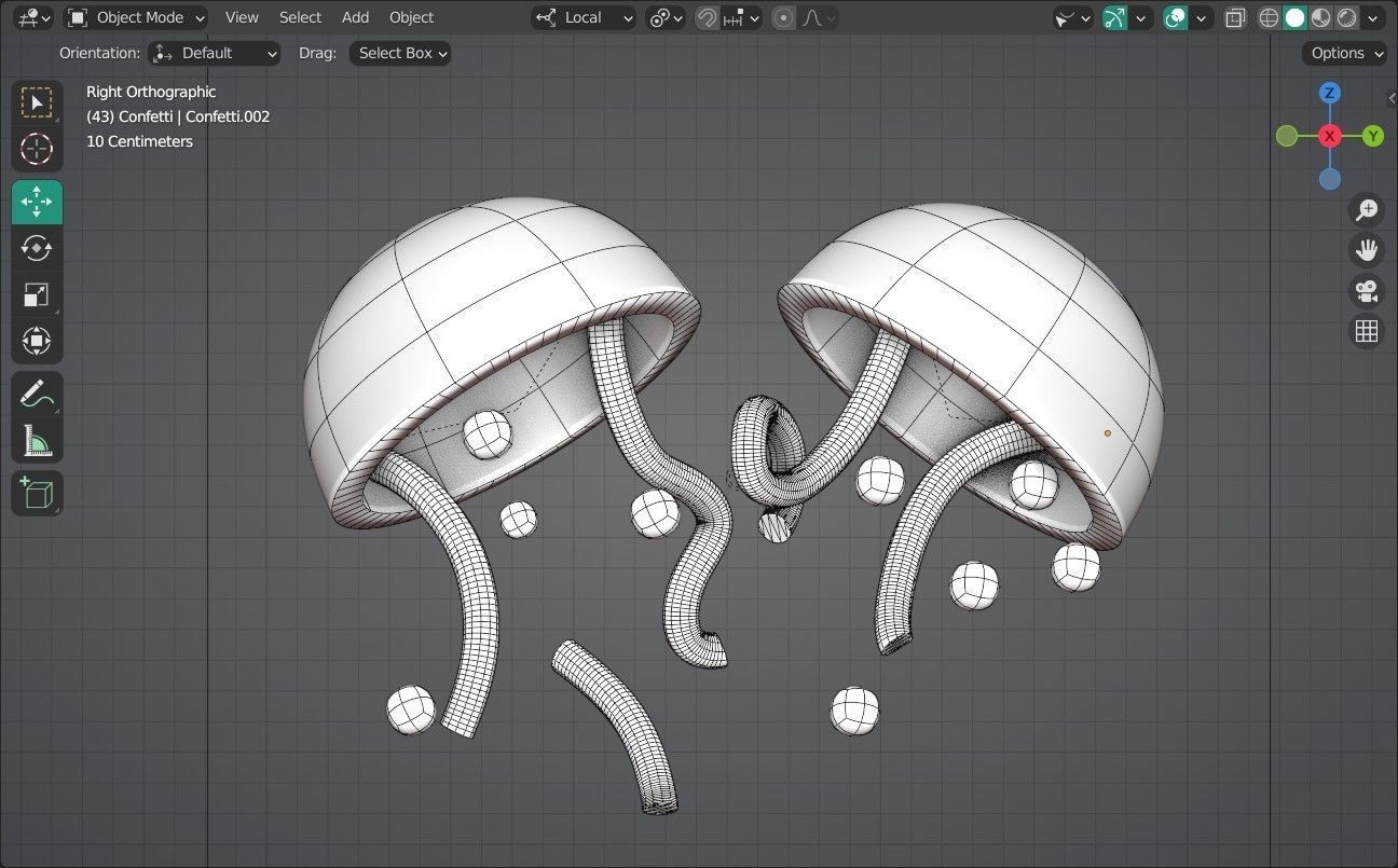 3D model Confetti Emoji new Animated VR / AR / low-poly | CGTrader