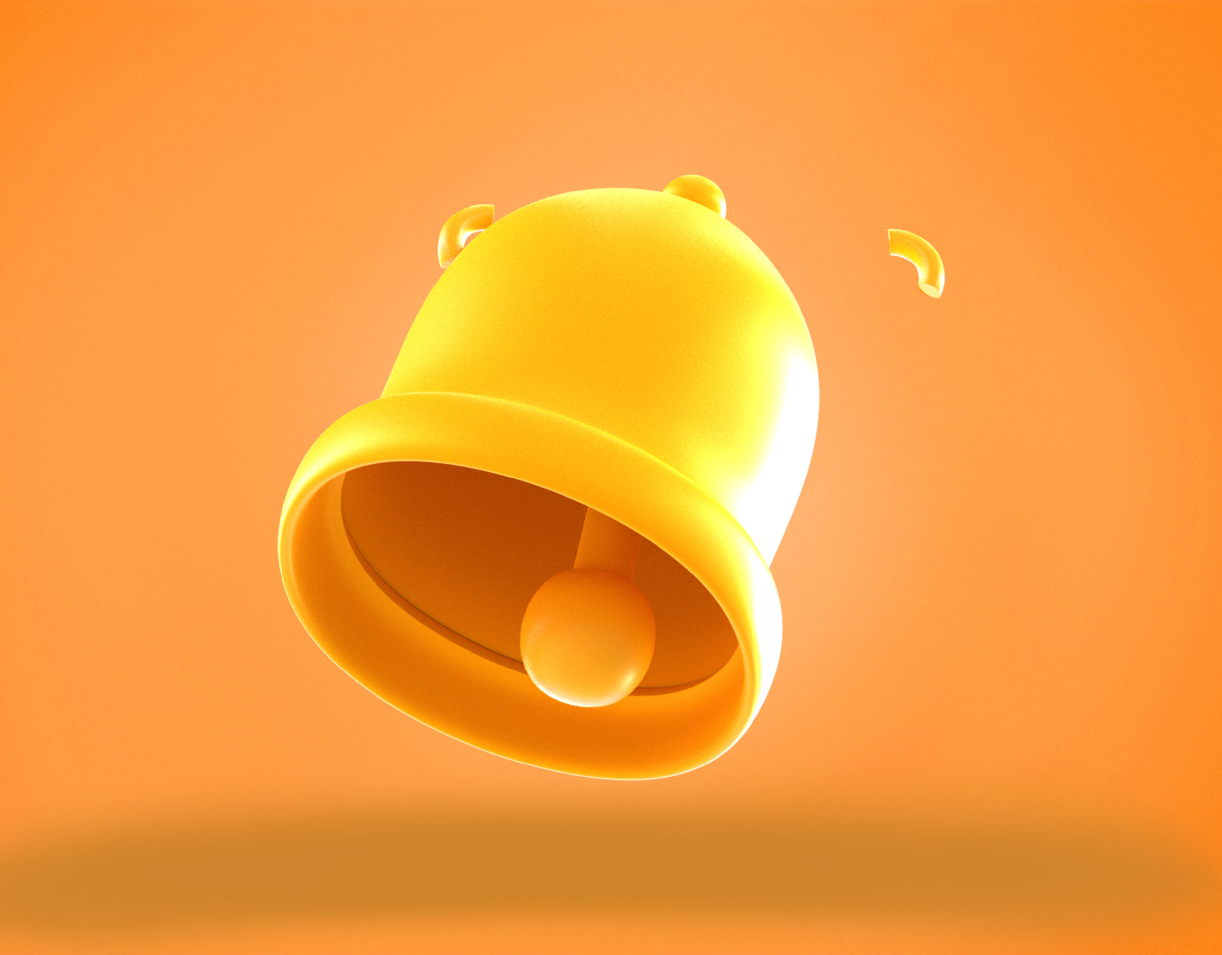 3D model Bell Emoji new Animated VR / AR / low-poly | CGTrader