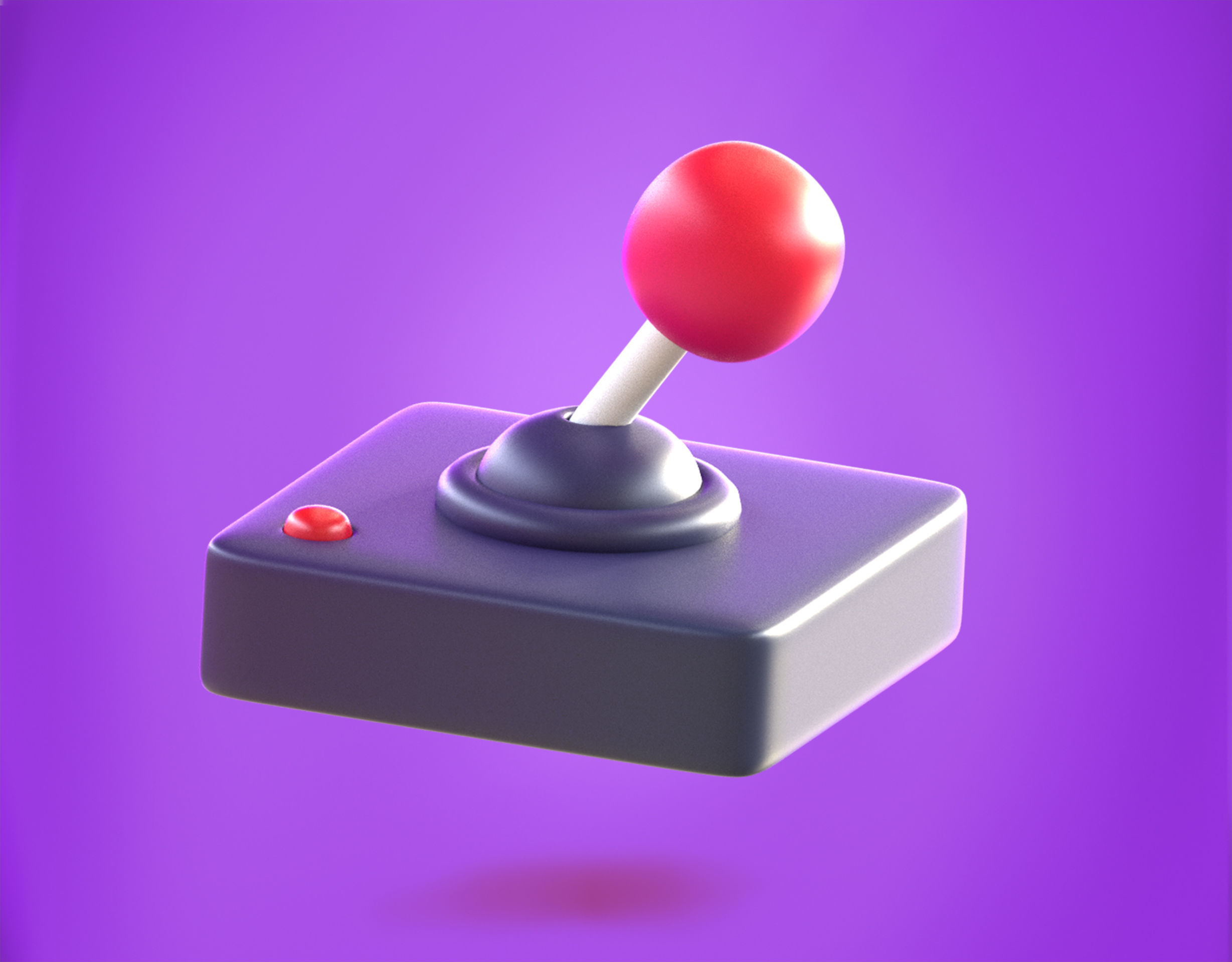 3D model Arcade Joystick Emoji new Animated VR / AR / low-poly | CGTrader