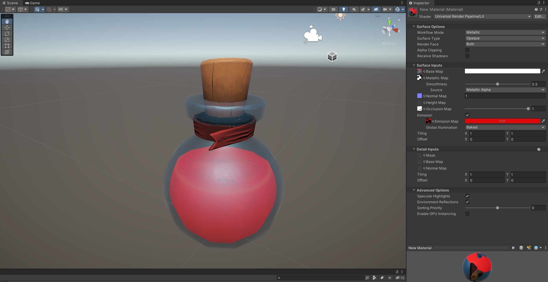 3D model Stylized Small Alchemy Potion VR / AR / low-poly | CGTrader