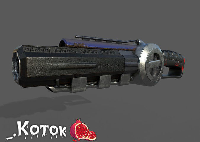 Space Gun free VR / AR / low-poly 3D model | CGTrader