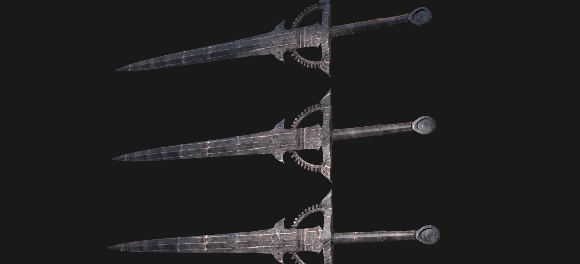 Dark Solar Sword 3D model | CGTrader