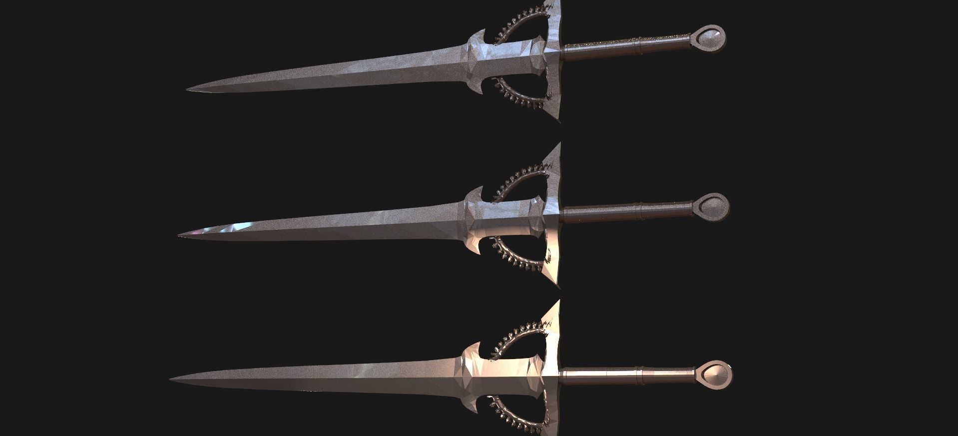 Dark Solar Sword 3D model | CGTrader