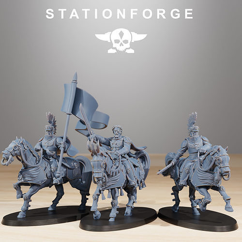 National Guard Cavalry Commanders 3D model 3D printable | CGTrader