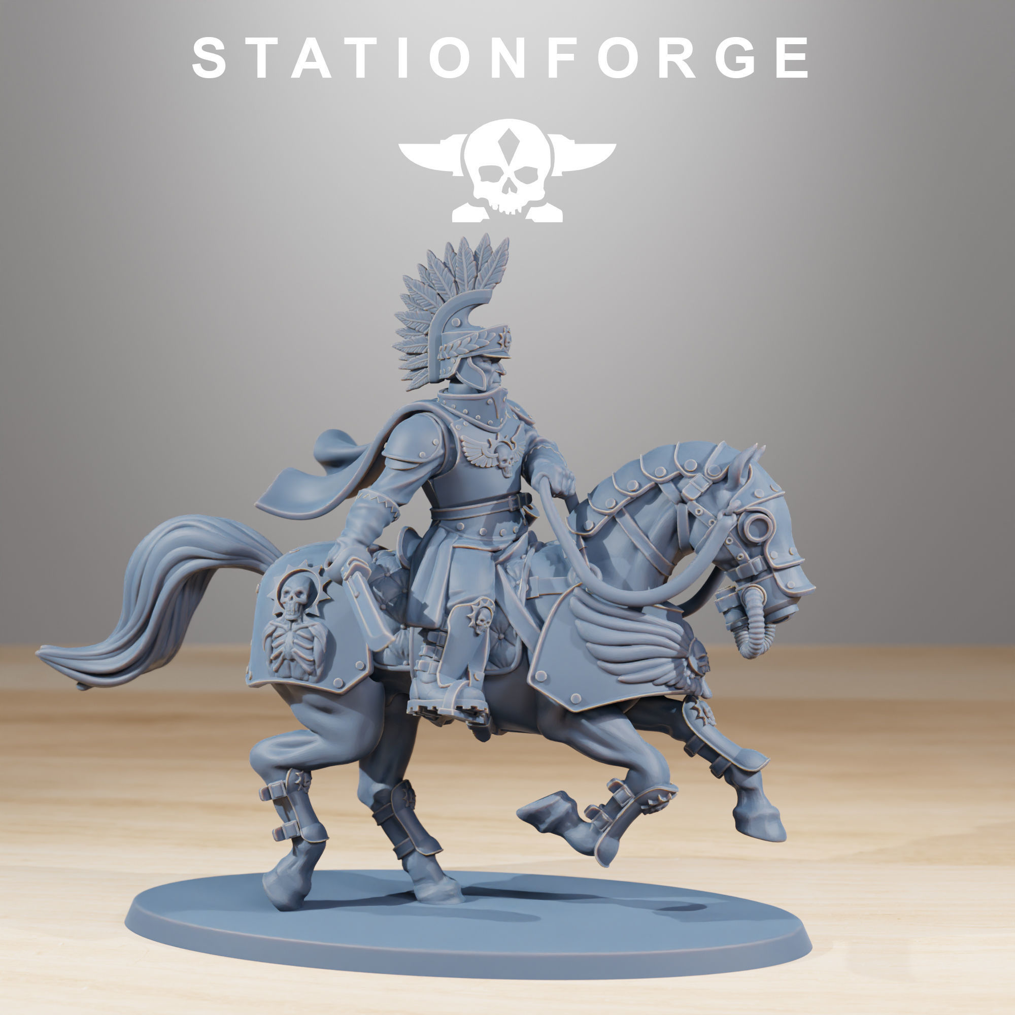 National Guard Cavalry Commanders 3D model 3D printable | CGTrader