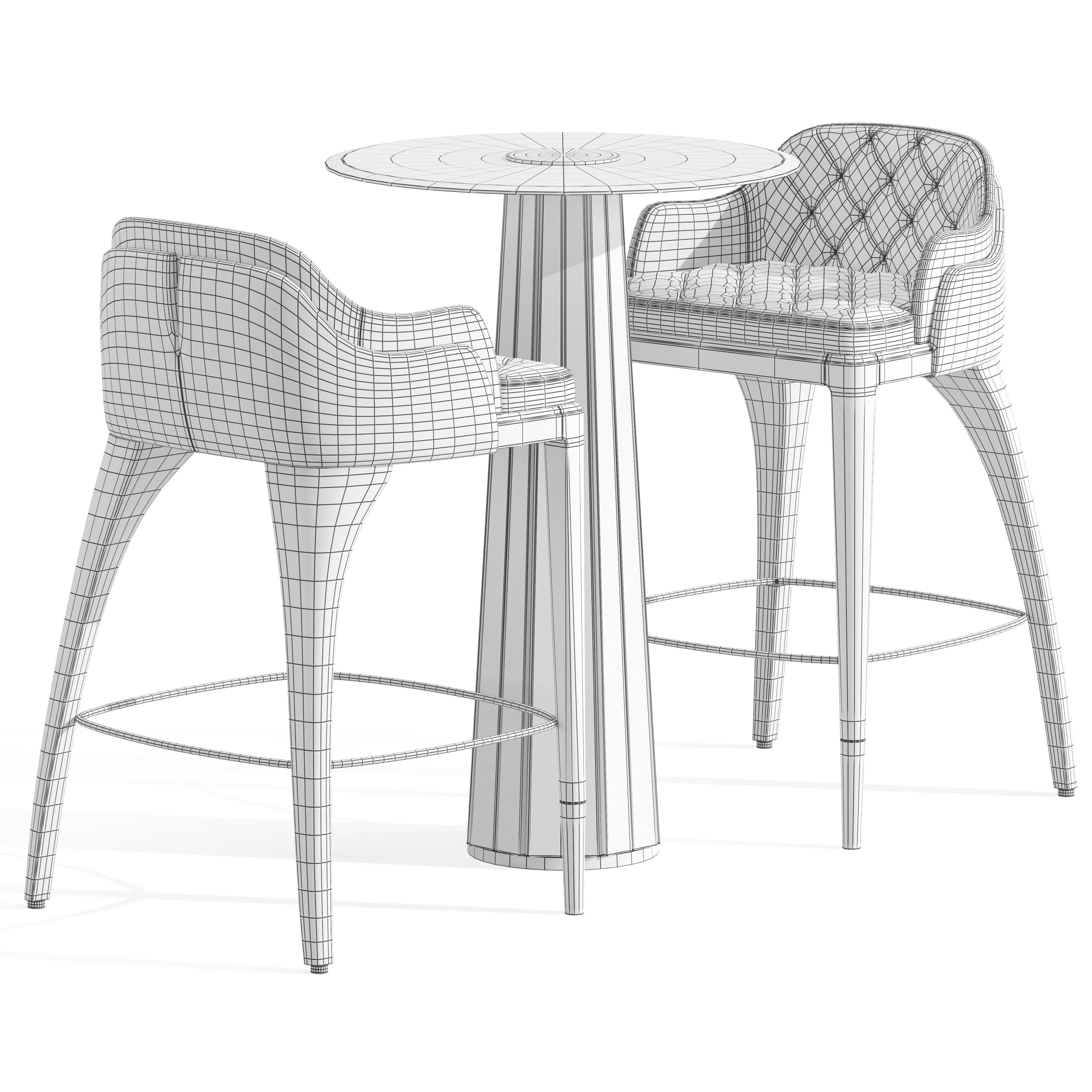 DARIAN BAR TABLE 3D model | CGTrader