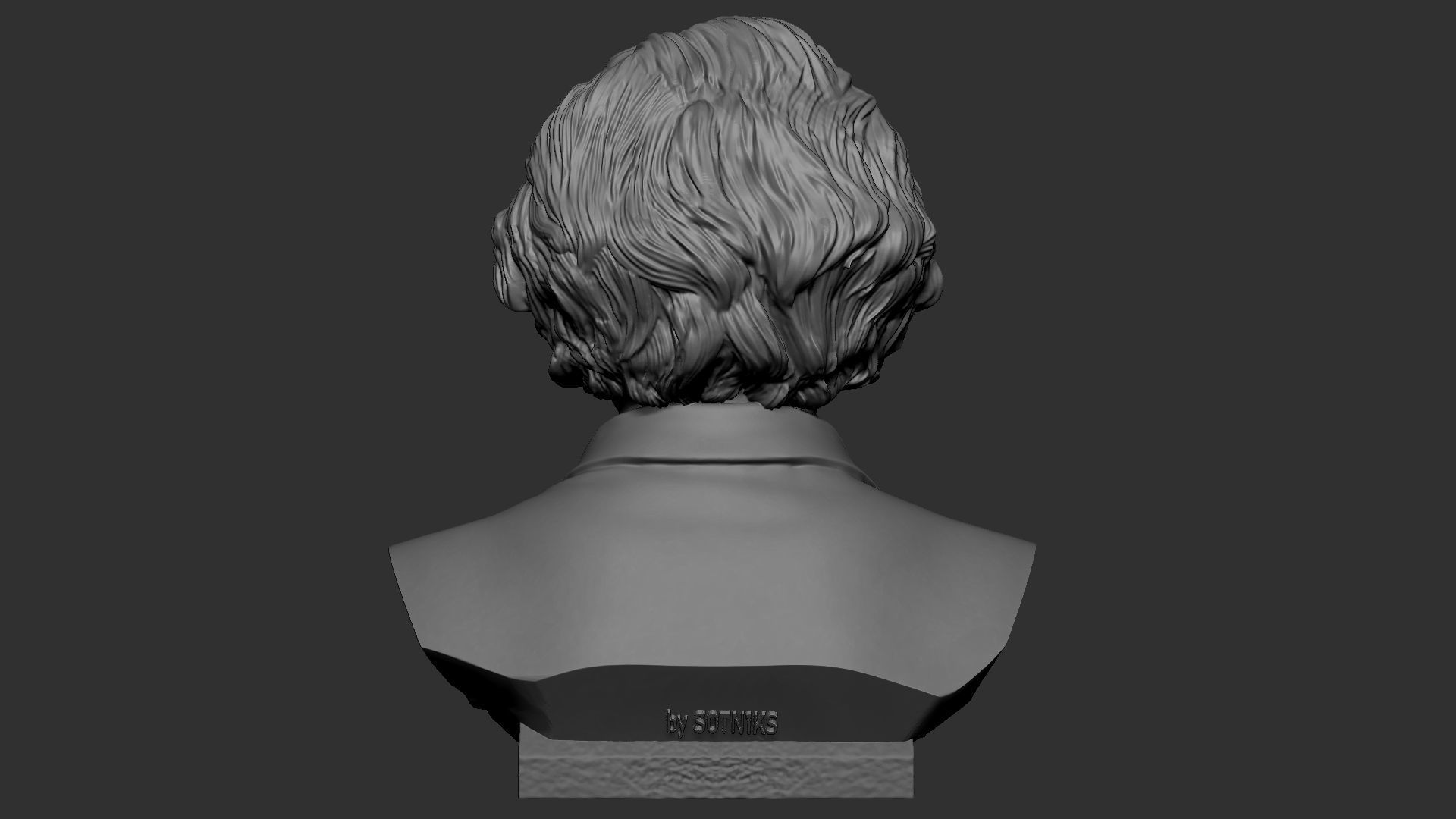 Mark Twain 3D model 3D printable | CGTrader