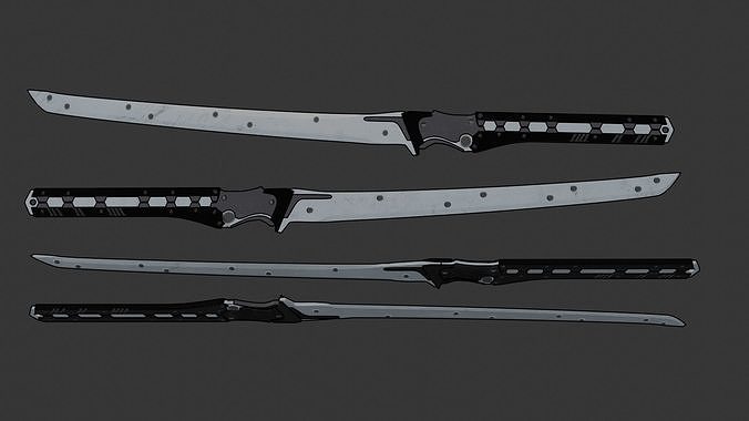 3D model Raiden sword VR / AR / low-poly | CGTrader