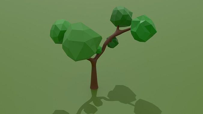 3D model simple tree VR / AR / low-poly | CGTrader